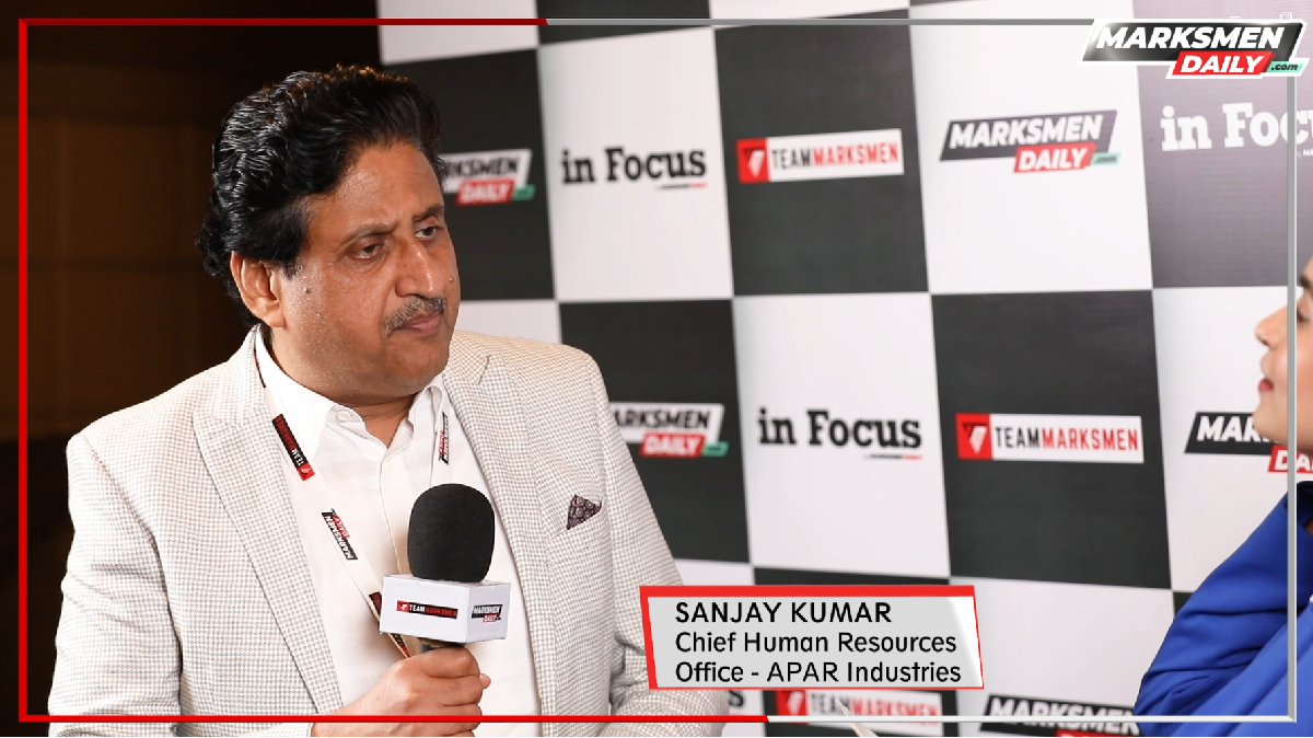 Sanjay Kumar, Senior Vice President – CHRO, APAR Industries - Marksmen Daily - Your daily dose ...