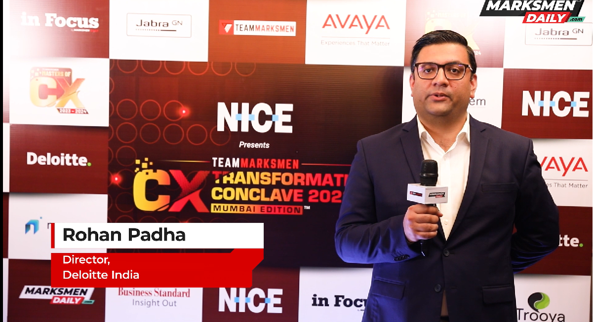 In conversation with Rohan Padha, Director, Deloitte India - Marksmen ...