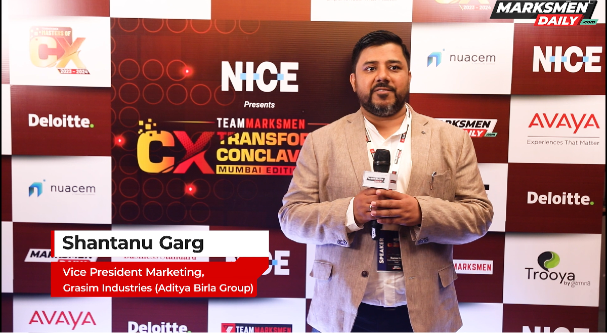 In conversation with Shantanu Garg, Vice President Marketing, Grasim ...