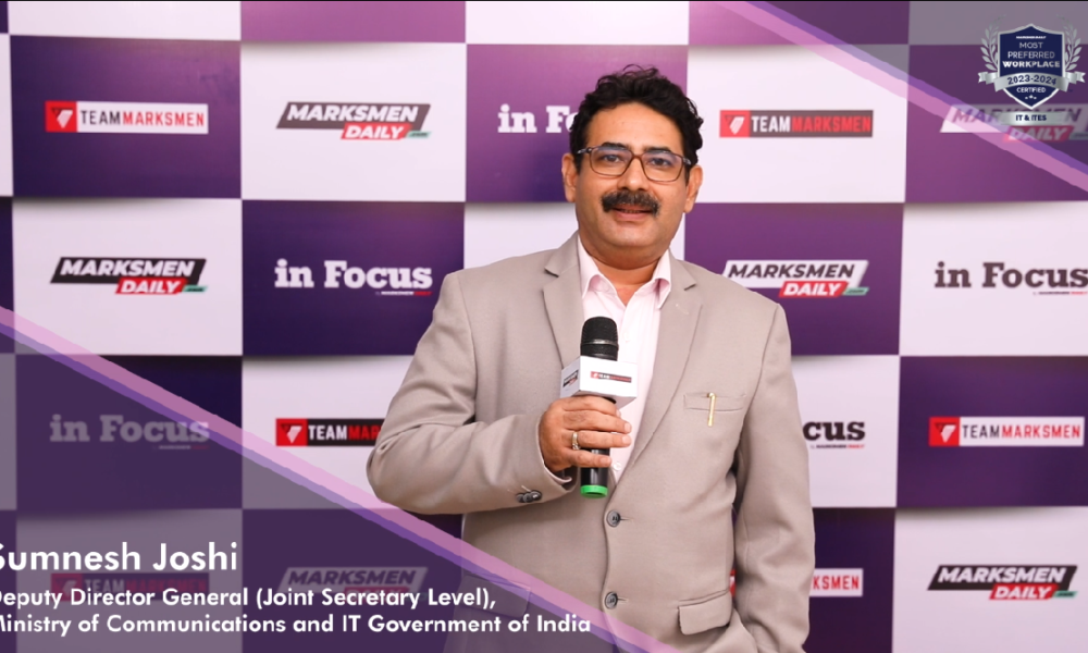 In conversation with Sumnesh Joshi, Deputy Director General (Joint ...