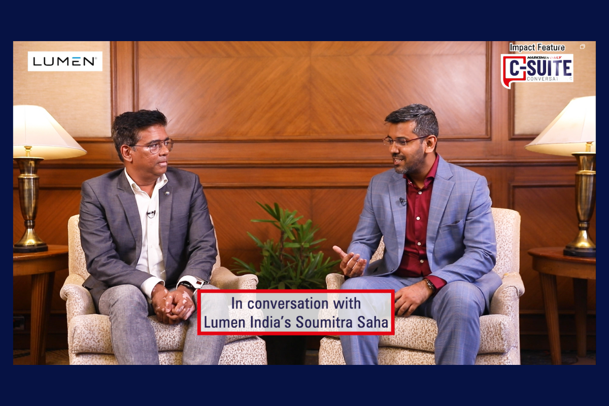 C-Suite Conversations, with Soumitra Saha, VP & MD, Lumen Technologies, India - Marksmen Daily ...