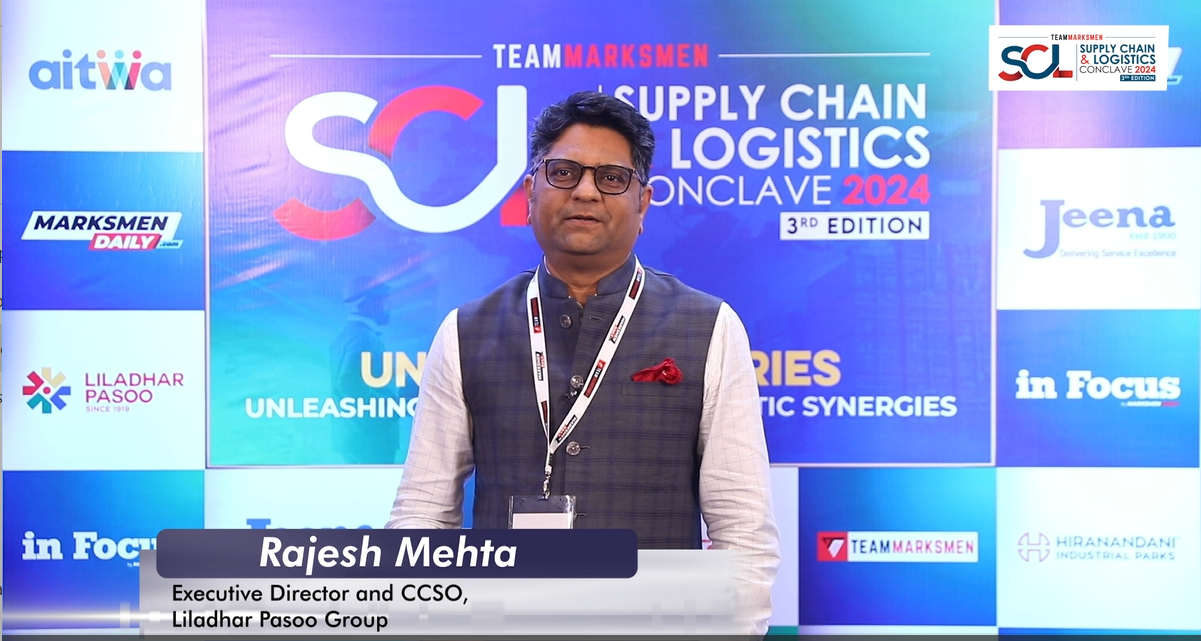 In conversation with Rajesh Mehta, Executive Director and CCSO, Liladhar Pasoo Group - Marksmen ...