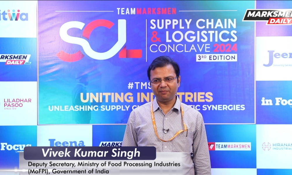 During a conversation with Vivek Kumar Singh, Deputy Secretary, Ministry of Food Processing ...