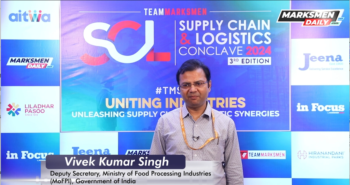 During a conversation with Vivek Kumar Singh, Deputy Secretary, Ministry of Food Processing ...