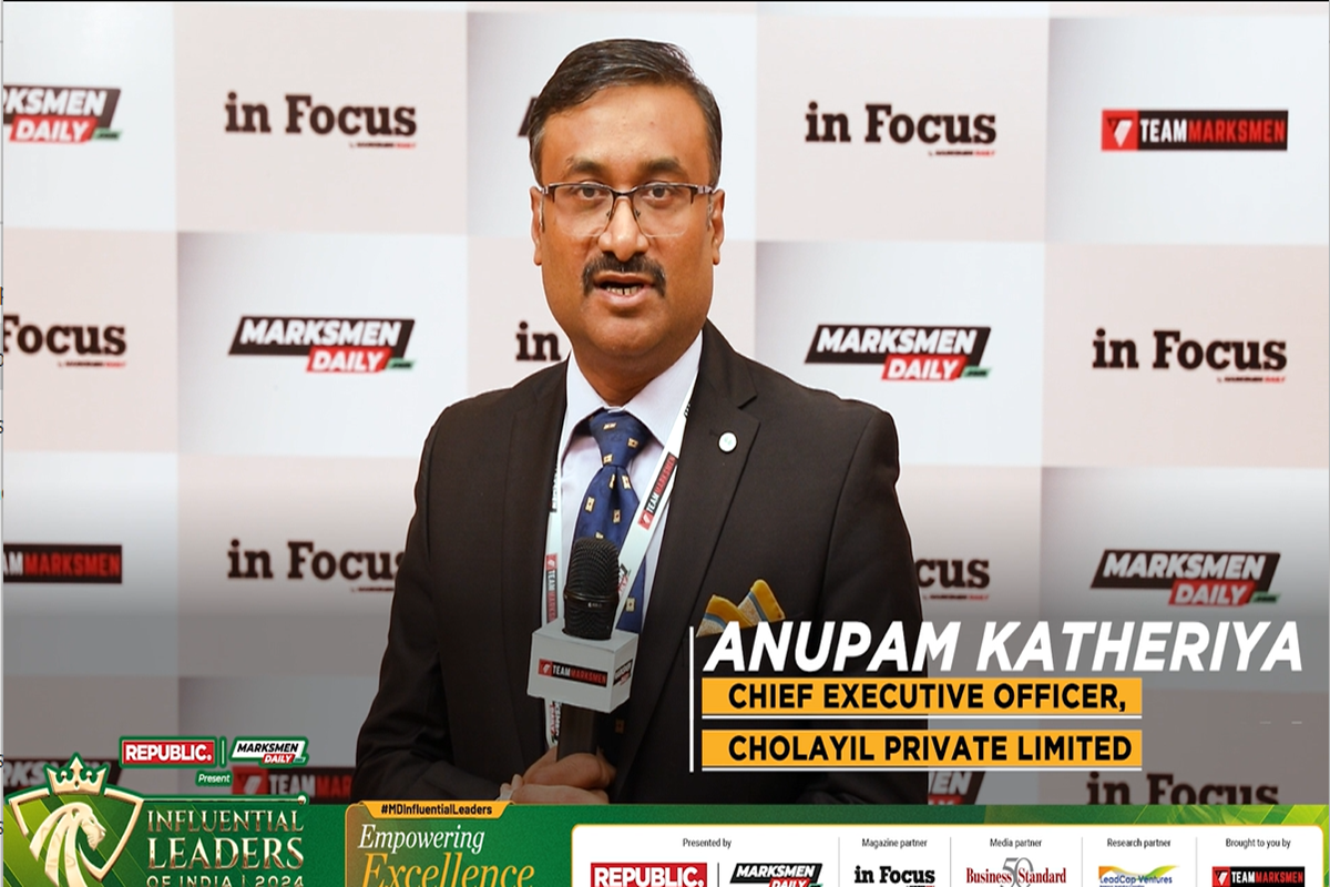 In conversation with Anupam Katheriya, CEO of Cholayil Private Limited ...