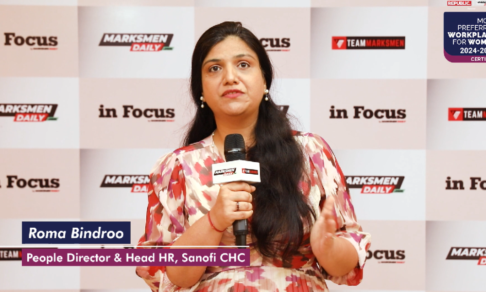 Roma Bindroo, People Director & Head HR, Sanofi CHC - Marksmen Daily ...