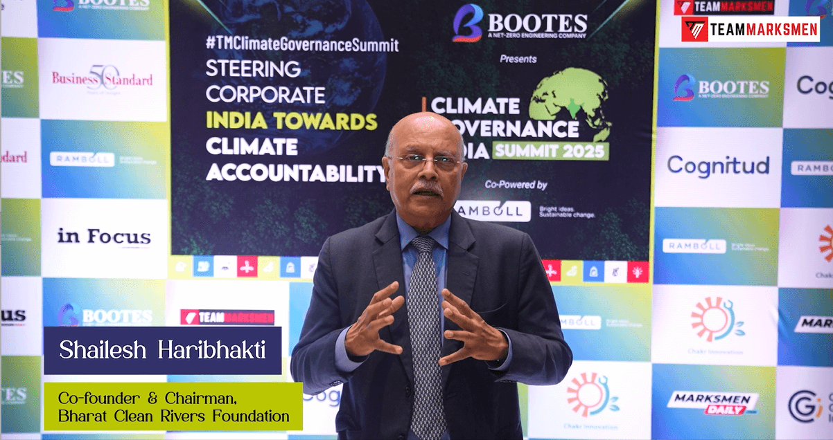 Shailesh Haribhakti, Co-founder & Chairman of Bharat Clean Rivers ...